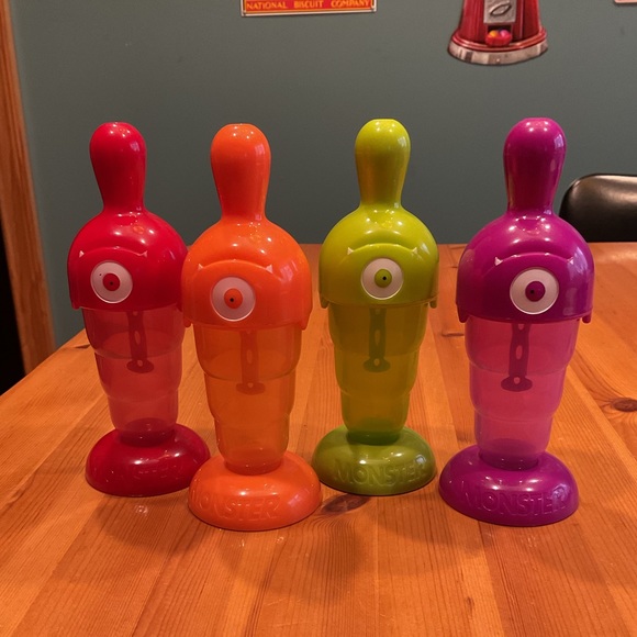 Kitchen | Monster Ice Pop Molds Homemade Ice Pops Frozen Pudding Yogurt ...